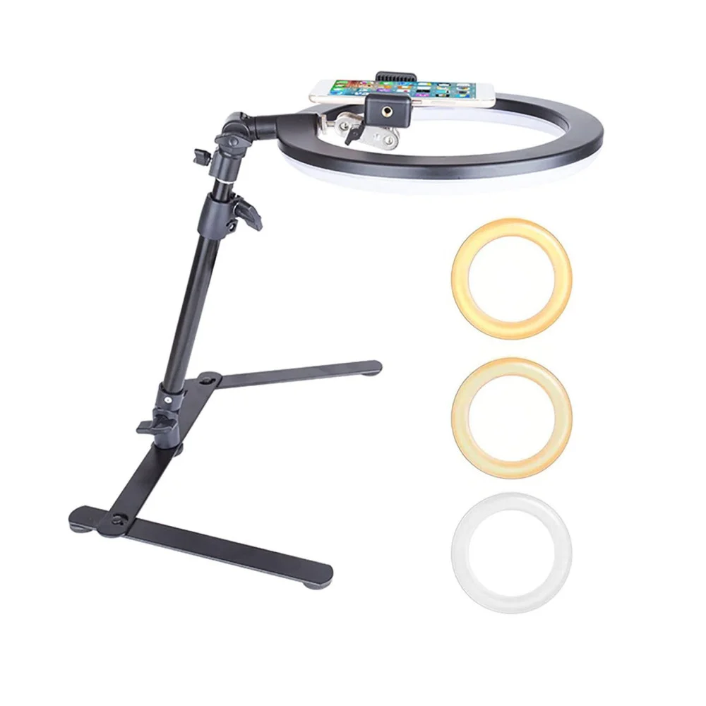 Masa Üstü Ayaklı Ring Light 10 inç 9W - Zoom ve Makyaj Işığı